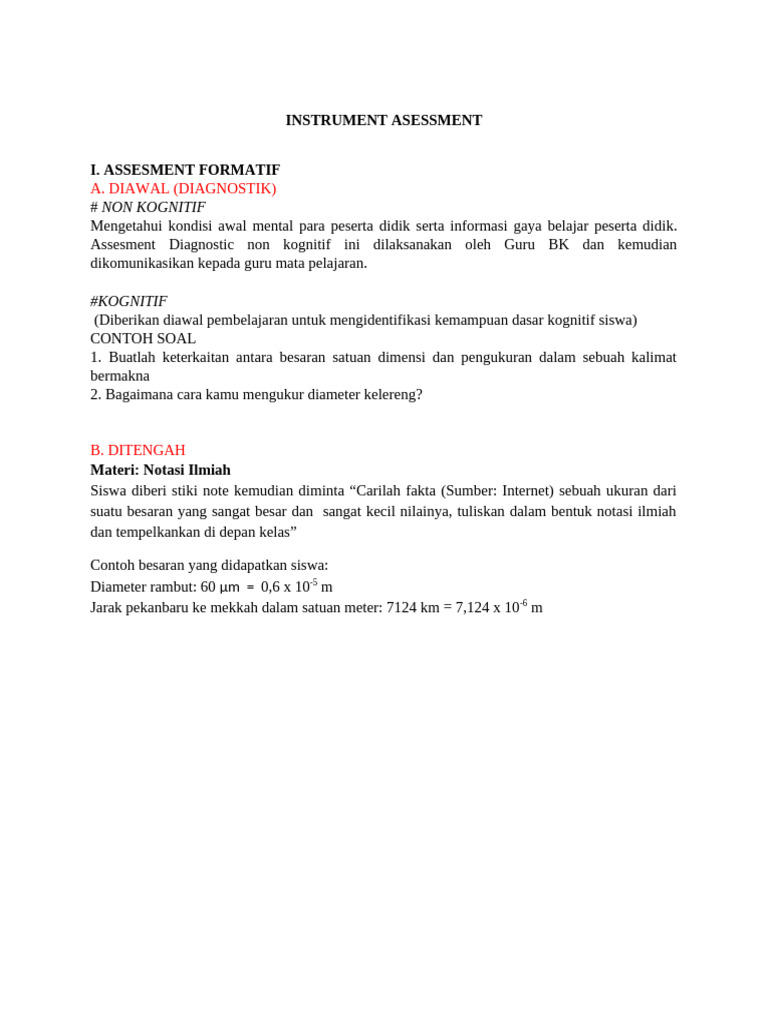 Instrument ASESSMENT | PDF | Electric Power | Power (Physics)