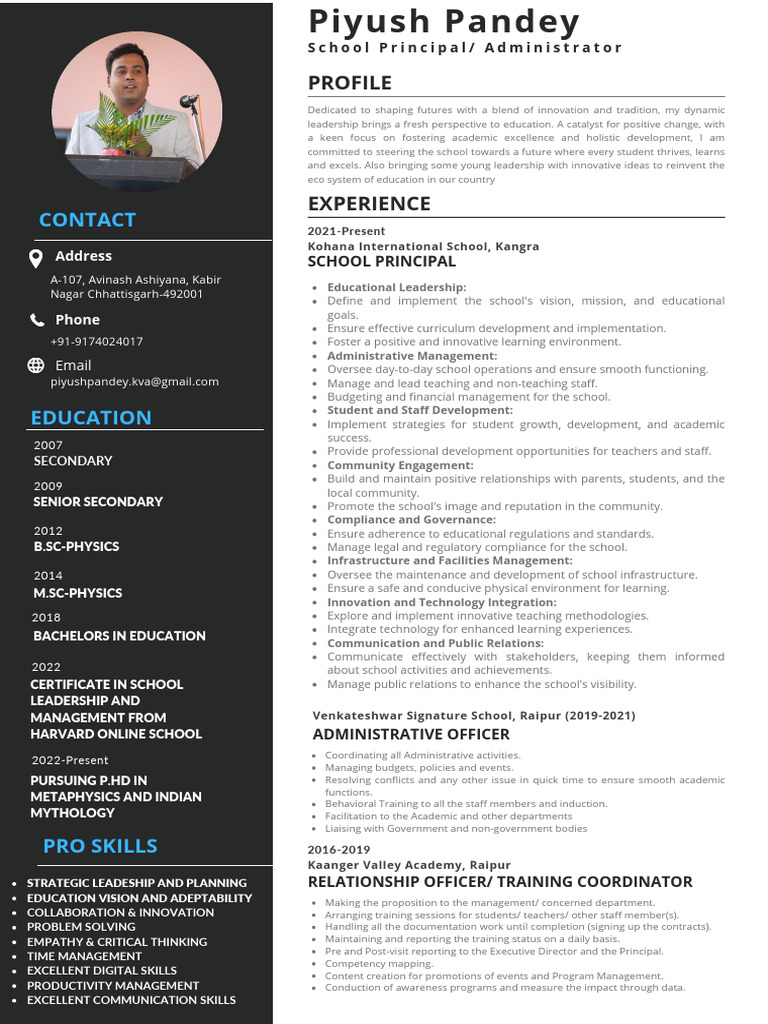 Piyush CV | PDF