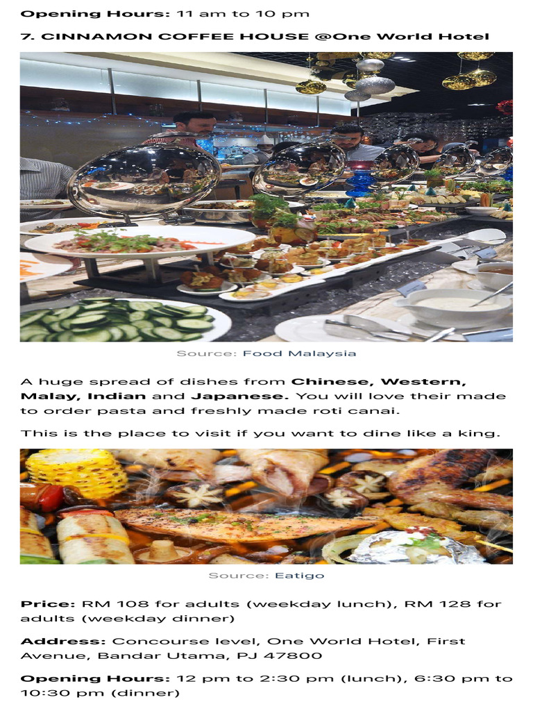 10 of The Best Buffet in PJ (MUST TRY!) - 24 Local | PDF