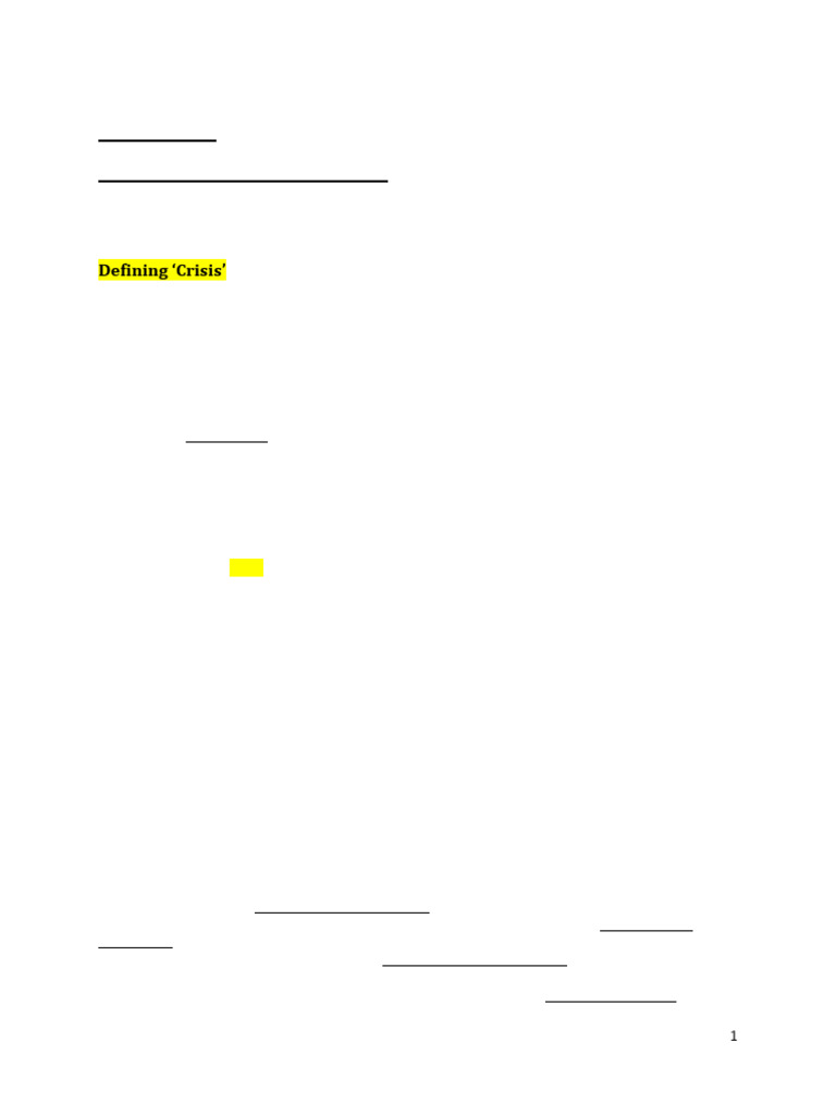 Module 2 - Crisis Communication Reading Material | PDF