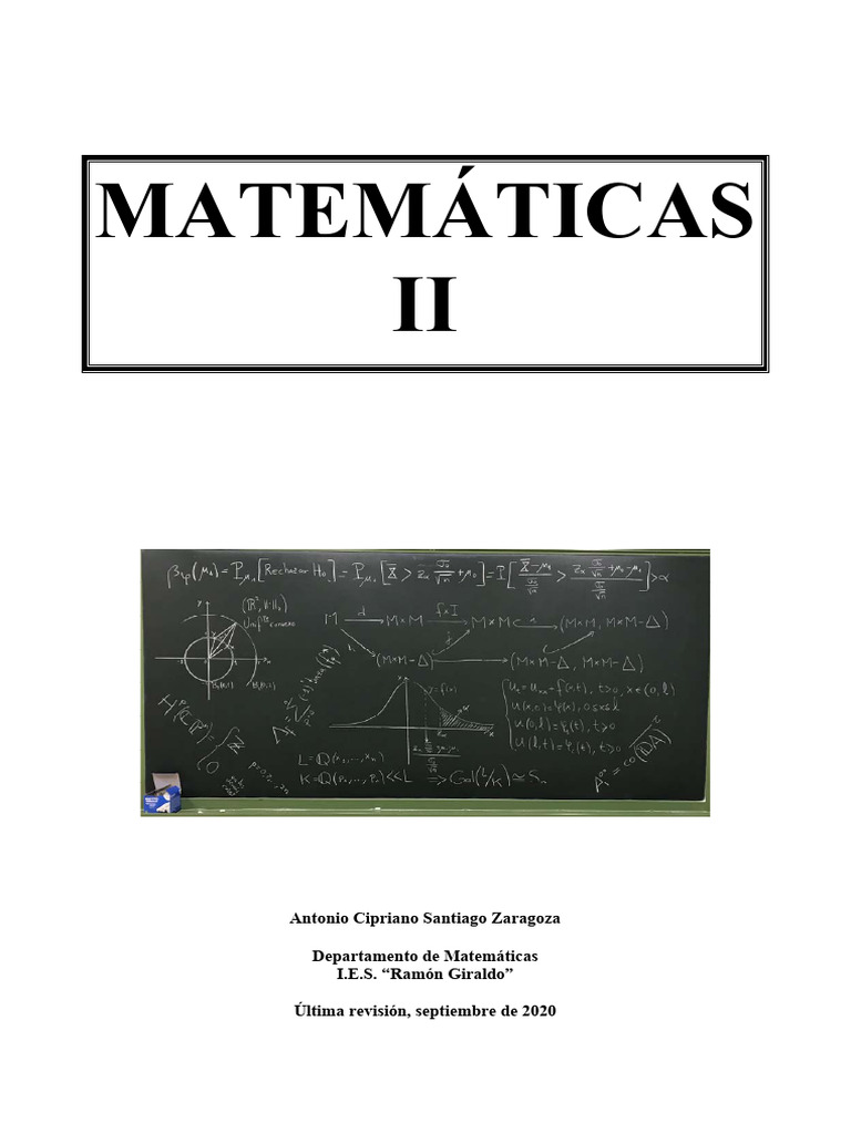 Mat 2-Matematicas II | PDF