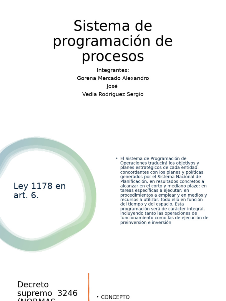 Sistema de programación de procesos | PDF