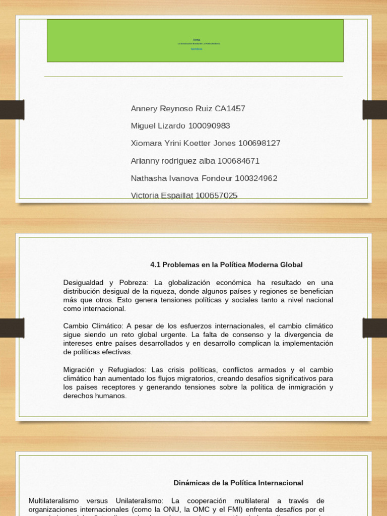 Presentación Grupo 2 | PDF