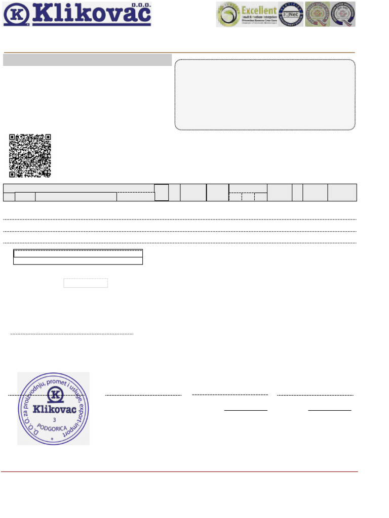 X (24BAB0 SKPPPM (: Faktura - Otpremnica | PDF