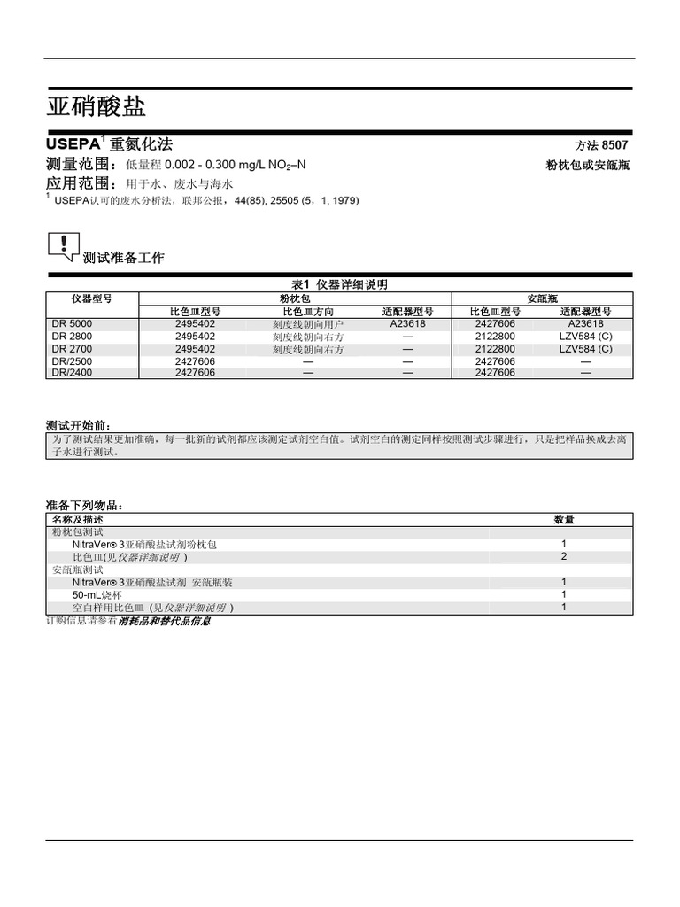 Usepa: 0.002 - 0.300 MG/L NO - N | PDF