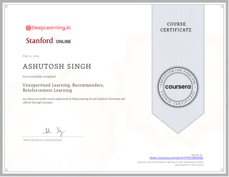 ML Specialization Course 3 (Unsupervised ML) | PDF ML Specialization Course 3 (Unsupervised ML) | PDF