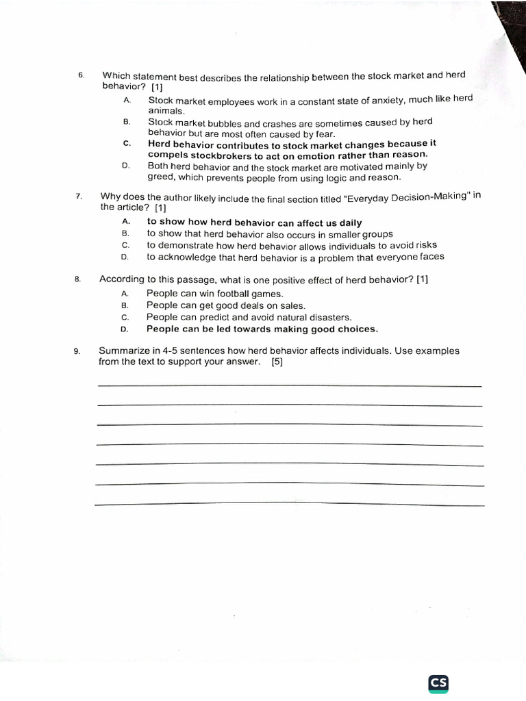 Language Marking Key | PDF