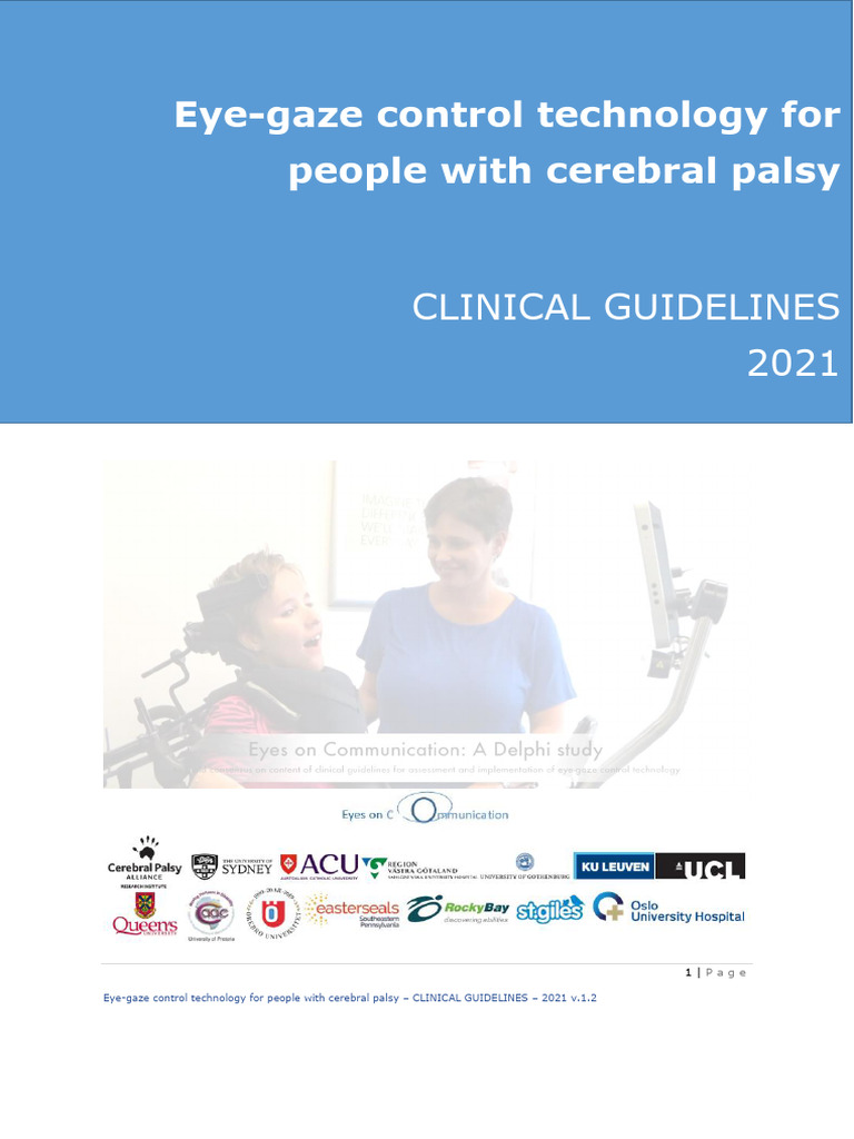 Eye-gaze Control Technology Clinical Guidelines 2021_v1.2_FINAL.docx | PDF
