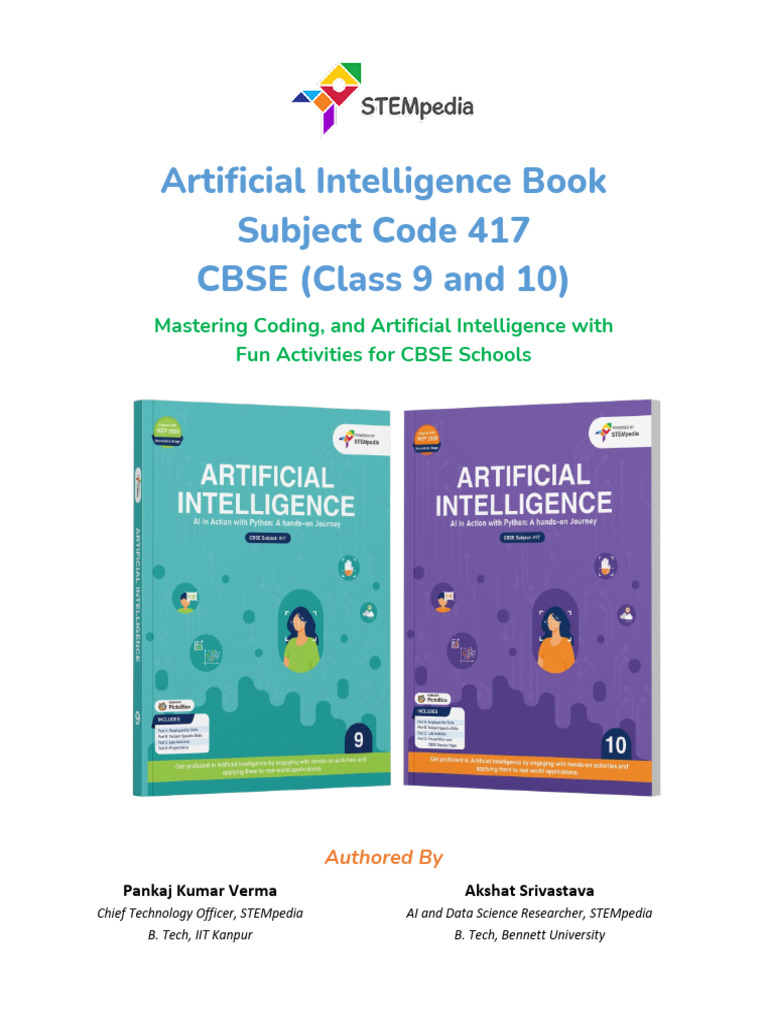 Aritficial Intelligence Curriculum Sub Code 417 Class 9 and 10 | PDF