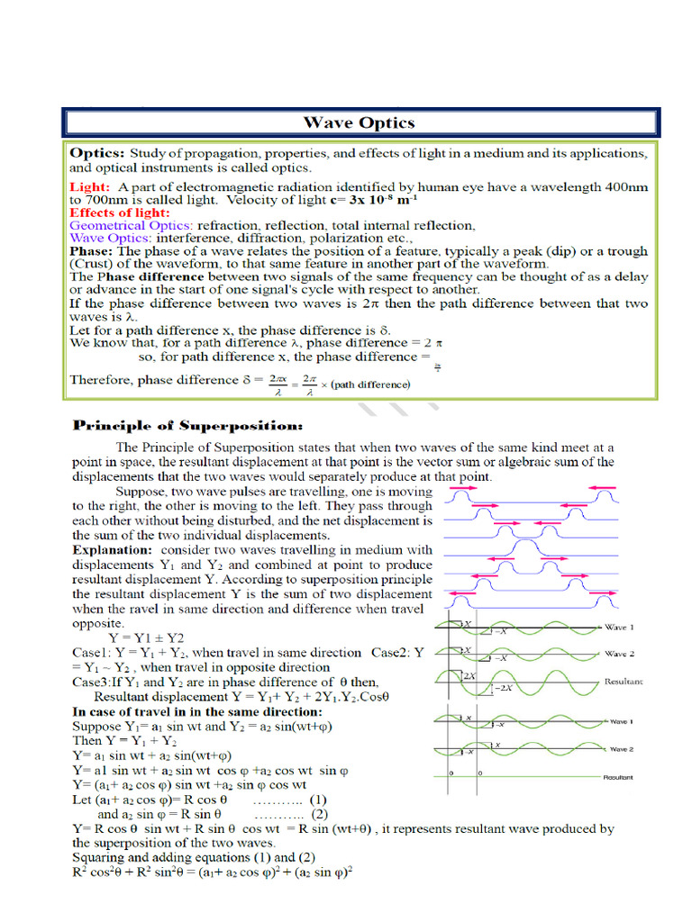Engineering Physics Module I | PDF