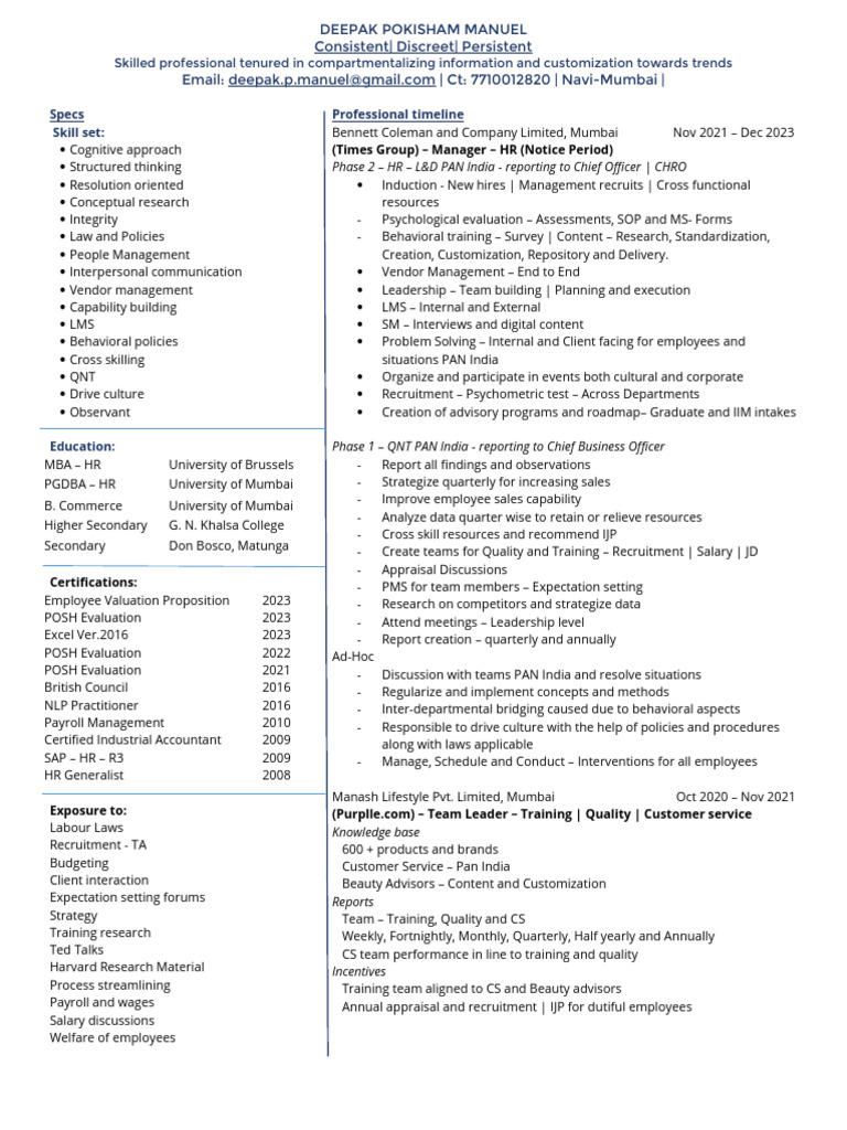 Deepak P. Manuel | PDF