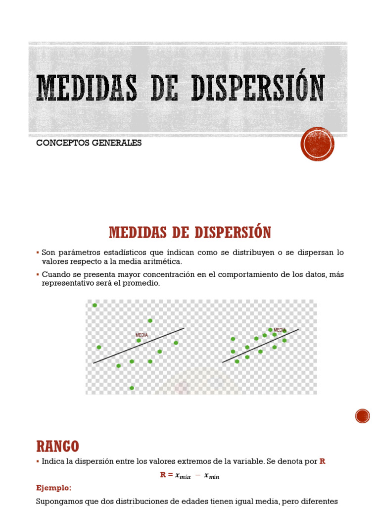 MEDIDAS DE DISPERSIÓN | PDF