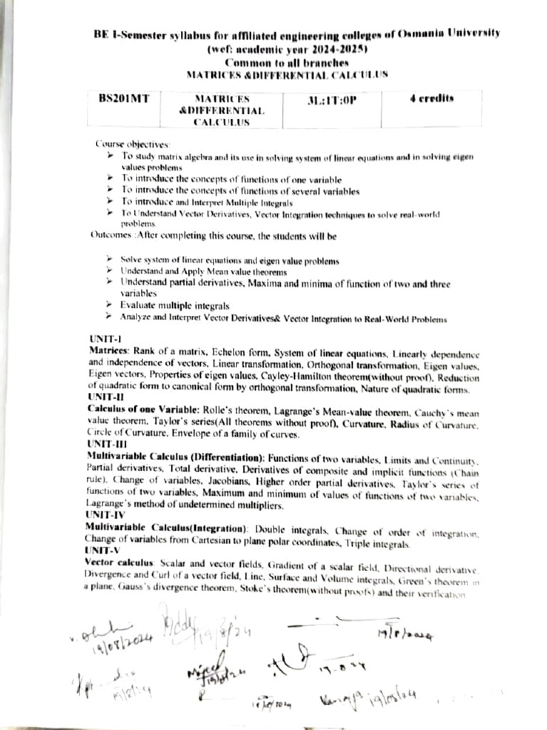 Matrices and Differential Calculus | PDF | Vector Calculus | Integral