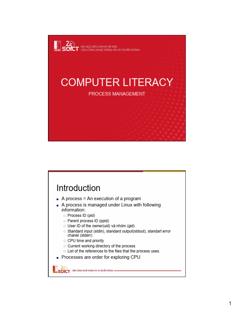 Part 1 Linux Chapter 4 Process Management | PDF Part 1 Linux Chapter 4 Process Management | PDF