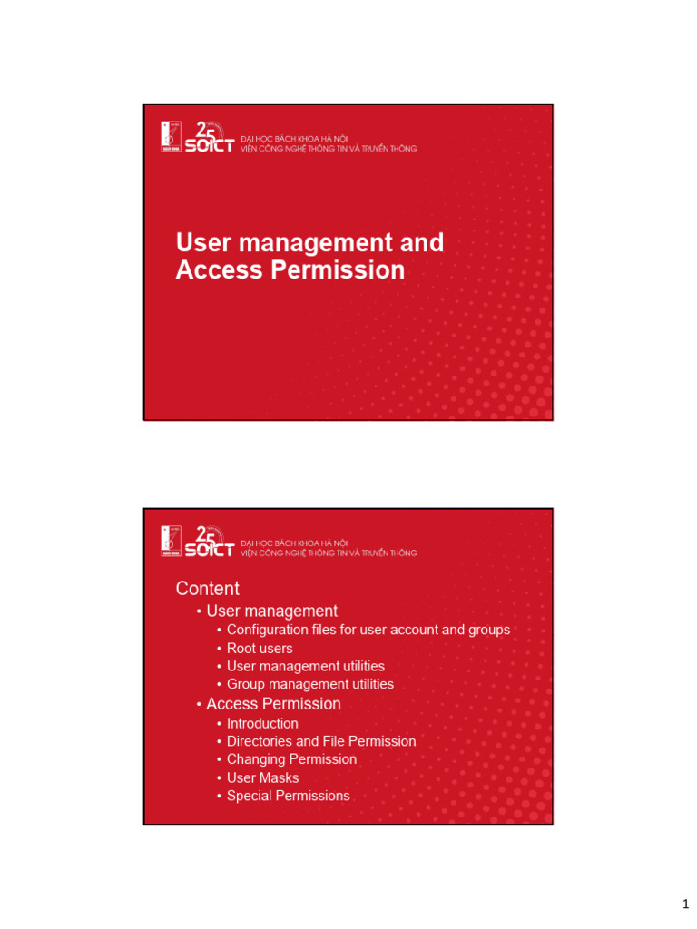 Part 1-Linux-Chapter 3-User Management and Access Permission | PDF | Superuser | Sudo