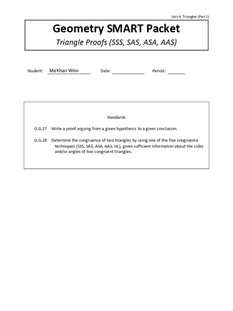 Kami Export - Ma'Khari Winn - Triangle Congruence Worksheet | PDF
