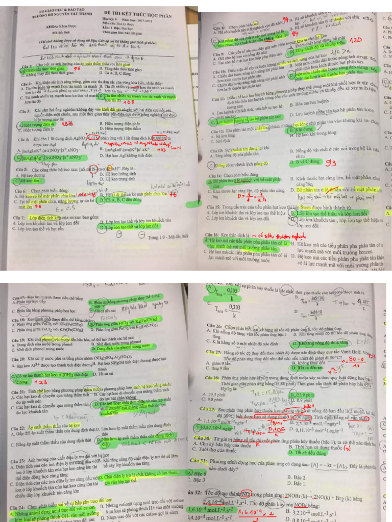 Tổng Hợp Đề Thi- Hld k16-17 | PDF