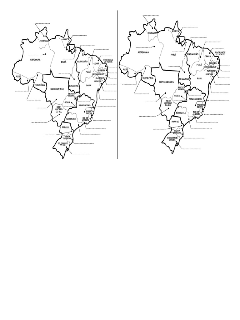 Mapa Do Brasil | PDF