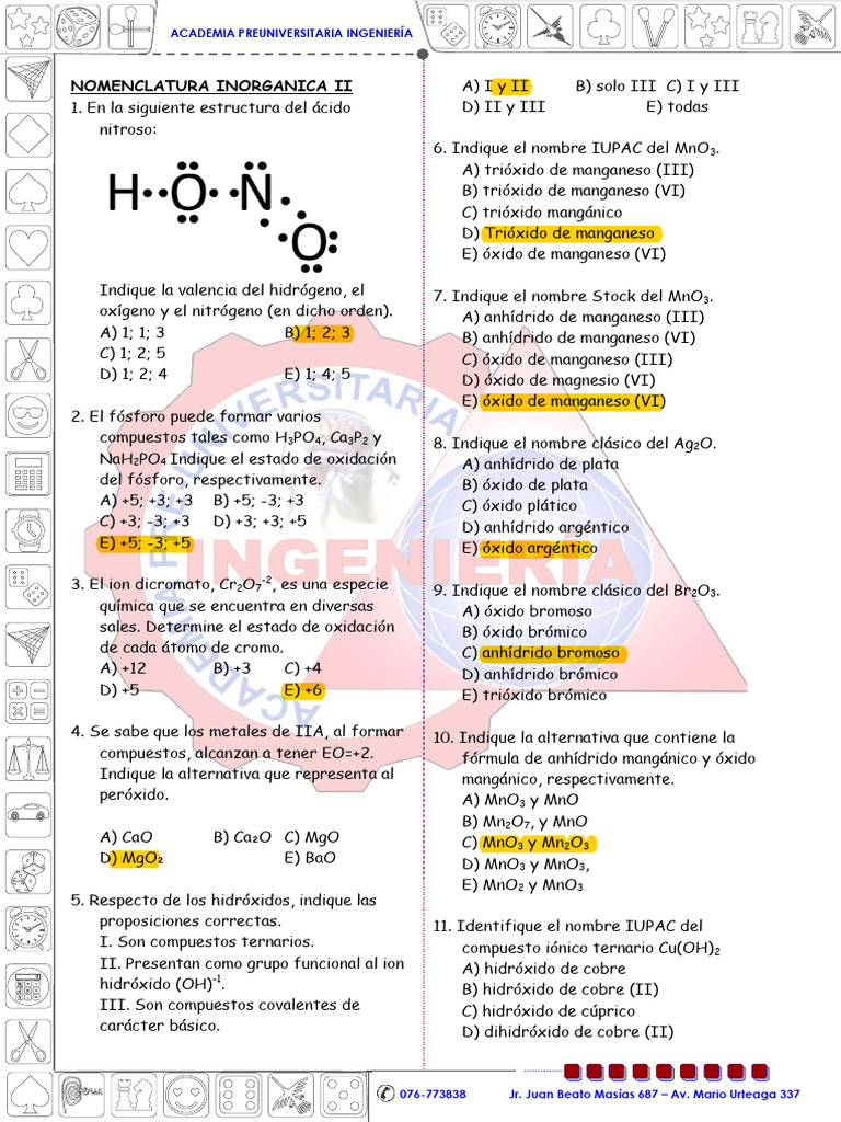 Ing Quimica Sem 05 Pdf