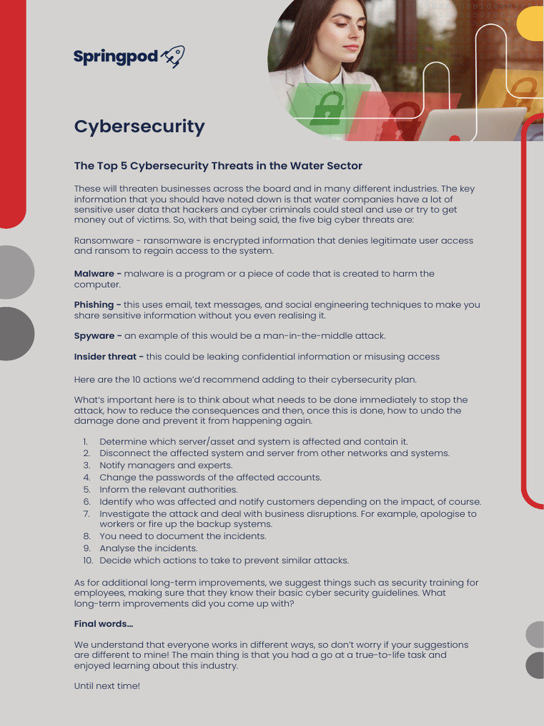 Cybersecurity Plan | PDF