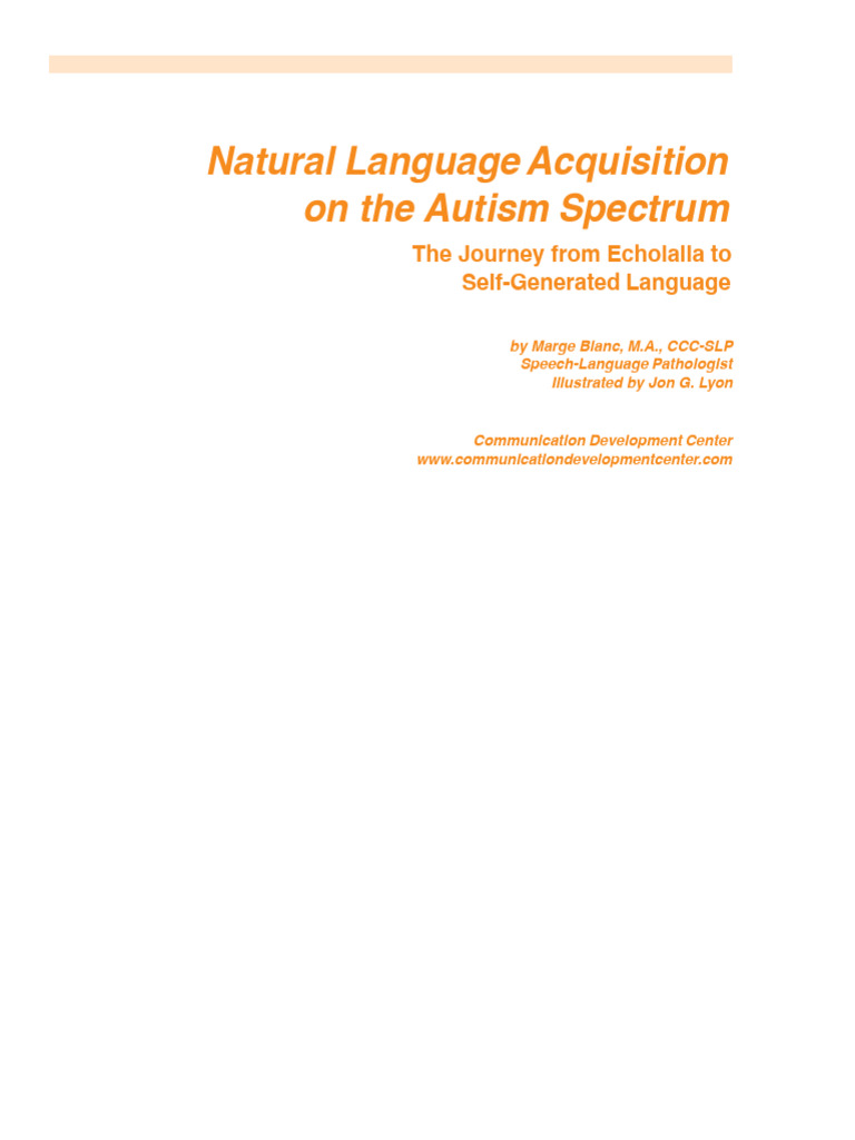 Nla Book Preview Pages 20222 | PDF | Autism Spectrum | Cognitive Science