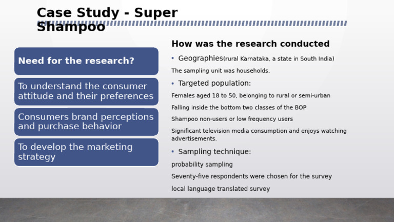 Case Study - Super Shampoo 1 | PDF