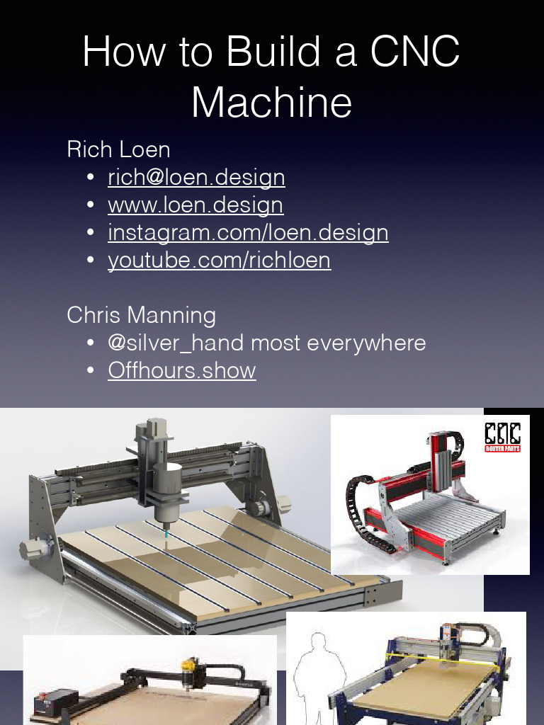 How To Build A CNC Machine | PDF