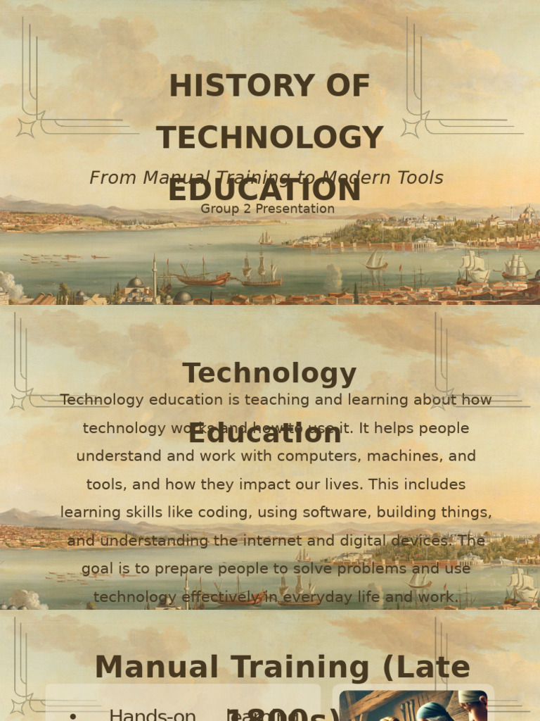 History of Technology Education | PDF