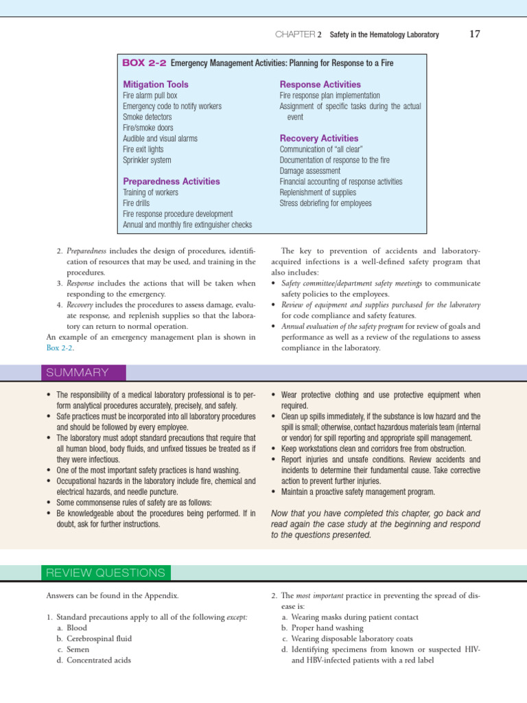 HEMA REVIEW QUESTIONS Rodak - S Hematology 5E | PDF