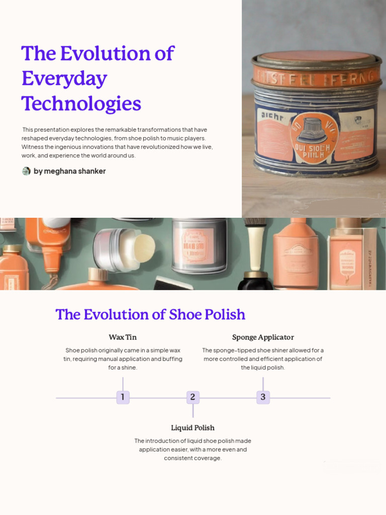 The Evolution of Everyday Technologies | PDF