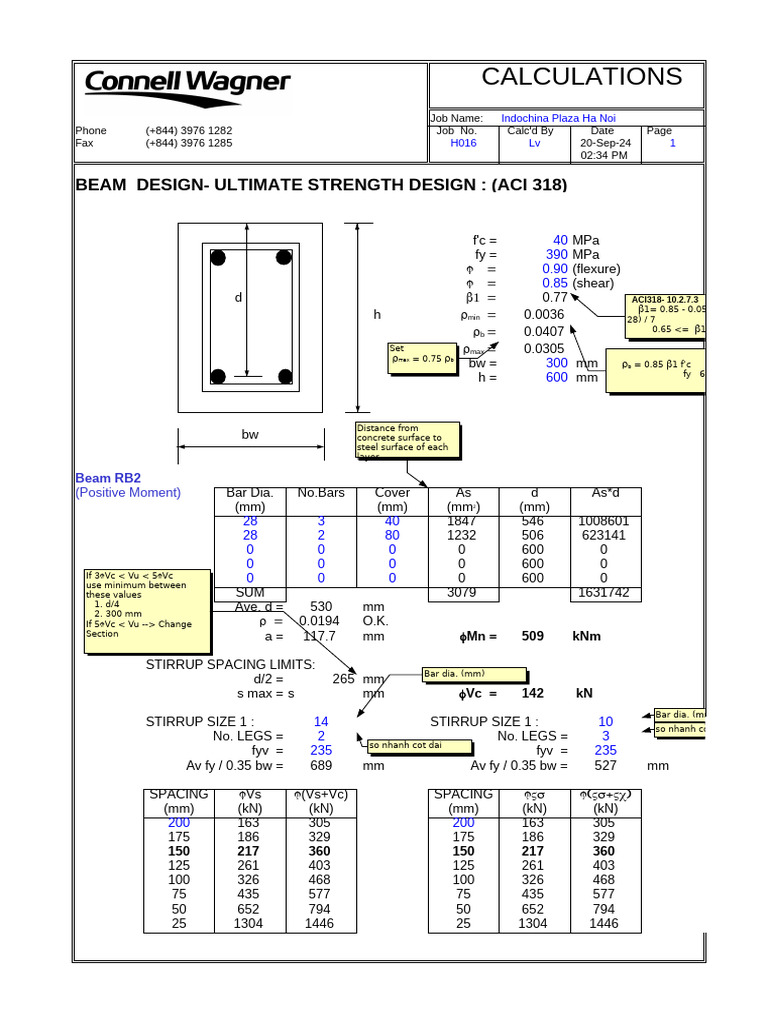 -Check-beam-ACI318 | PDF
