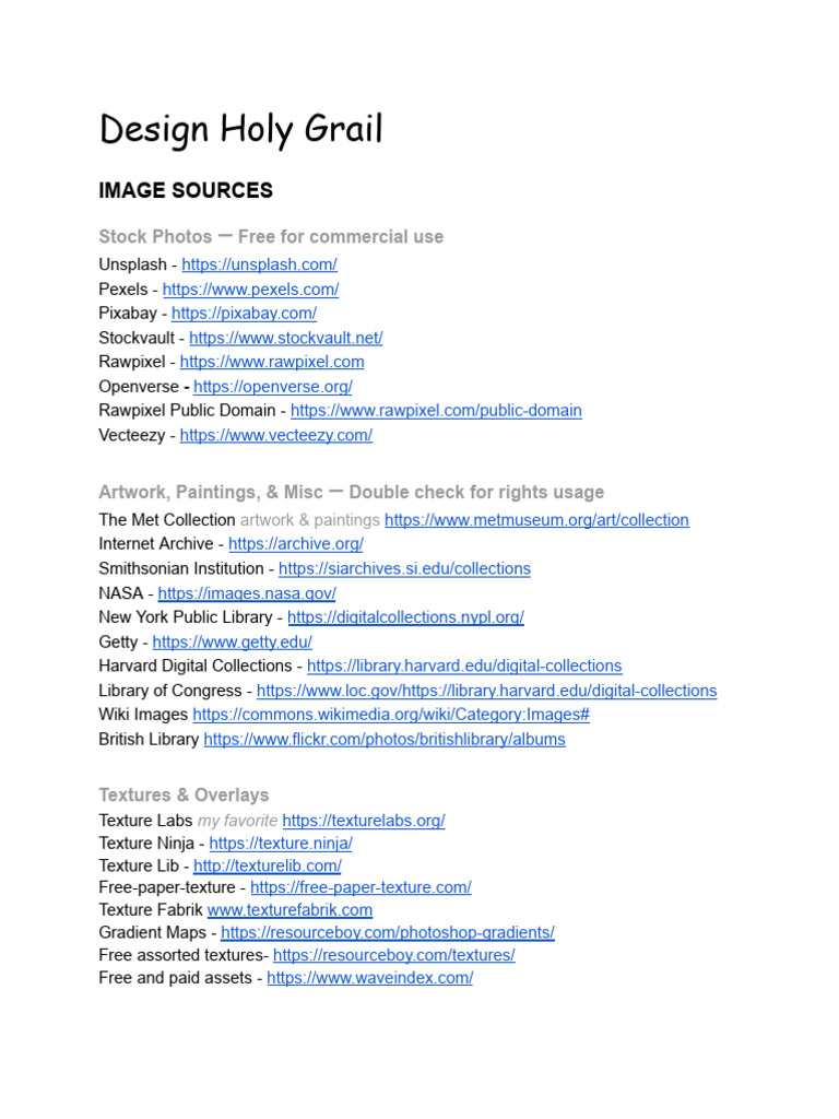 Design Holy Grail | PDF