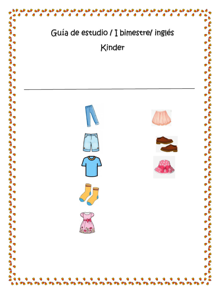Guia de Estudio Kinder Primer Bimestre | PDF