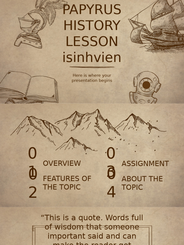 Mau Powerpoint Papyrus History | PDF