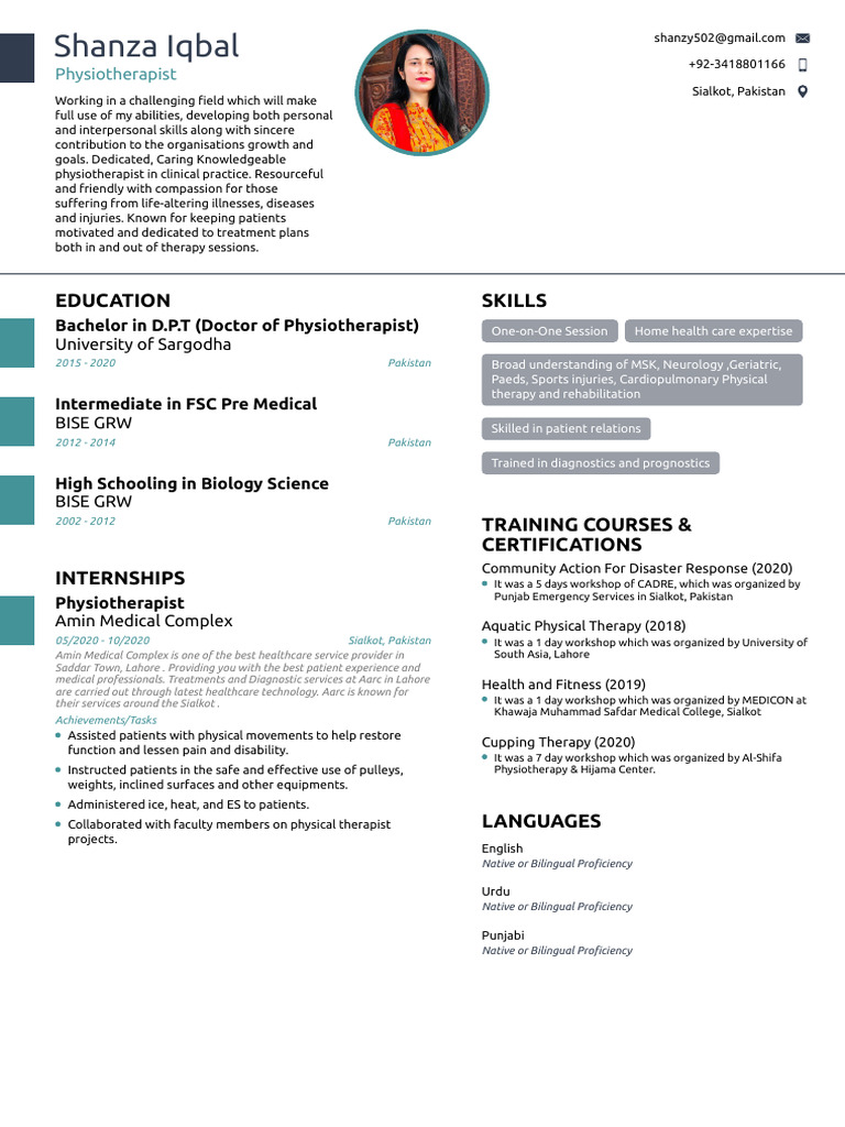 Shanza's Resume | PDF