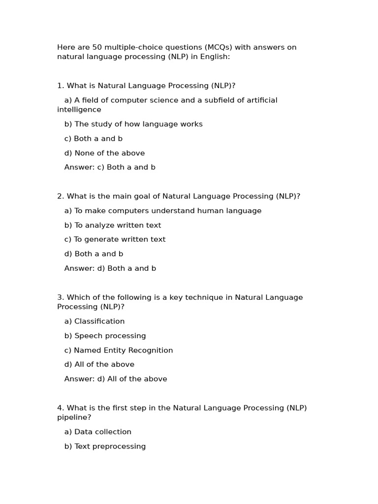 AI 2 MCQ Questions | PDF