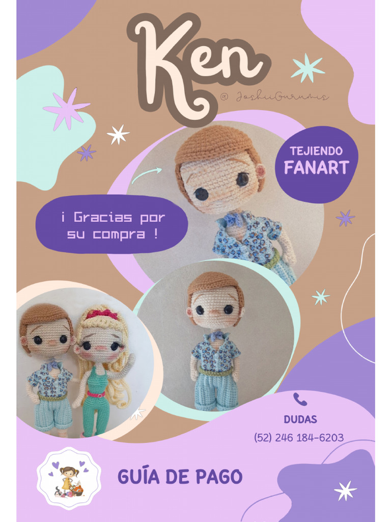 JoshiiGurumi Muñeca Barbie Ken | PDF