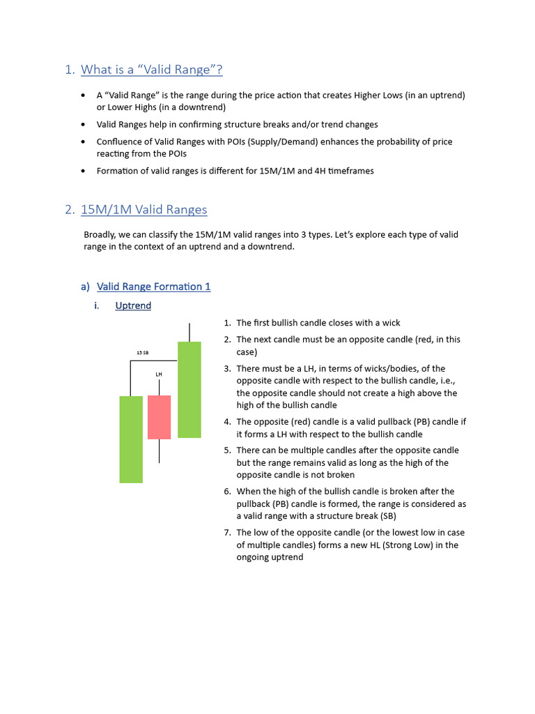 Valid Ranges Guide | PDF