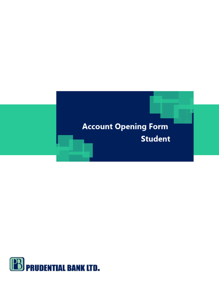 Account Opening - Student | PDF
