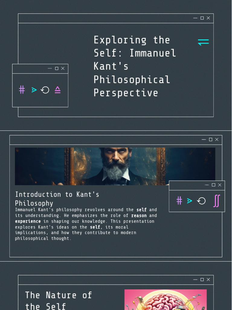 Slidesgo Exploring The Self Immanuel Kants Philosophical Perspective 20240826025300jlfX | PDF ...
