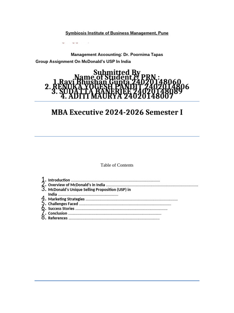 Expanded McDonalds Case Study 30 Pages | PDF Expanded McDonalds Case Study 30 Pages | PDF