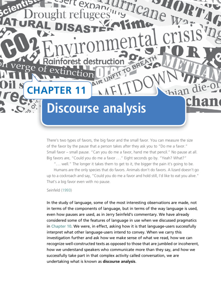 1 - SET 6 Discourse Analysis | PDF