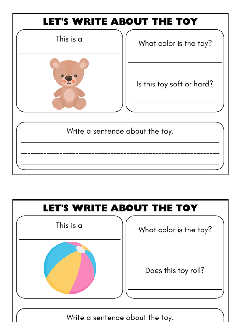 Sentence Starters Worksheet | PDF