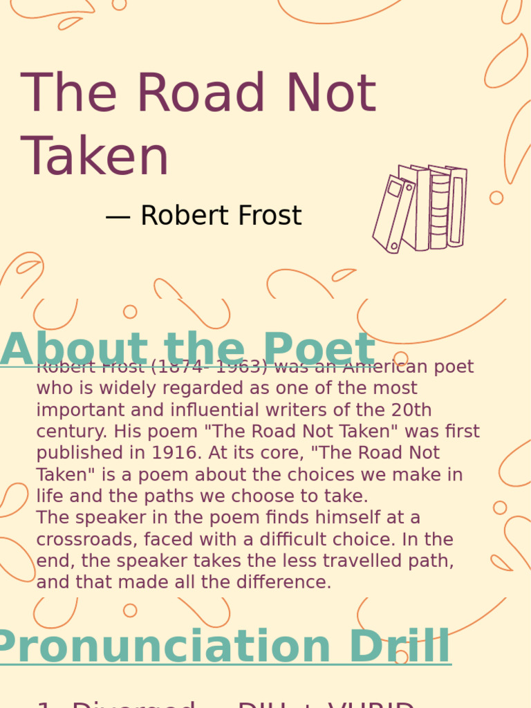 The Road Not Taken | PDF