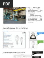Lumen Method Calculation Worksheet | PDF | Science & Mathematics