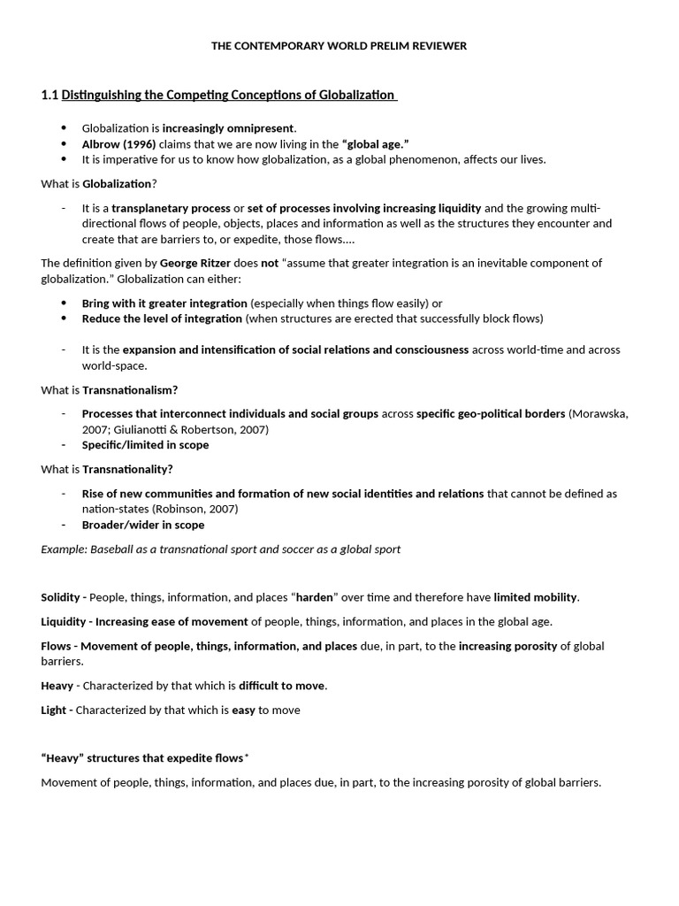 Prelim Reviewer | PDF