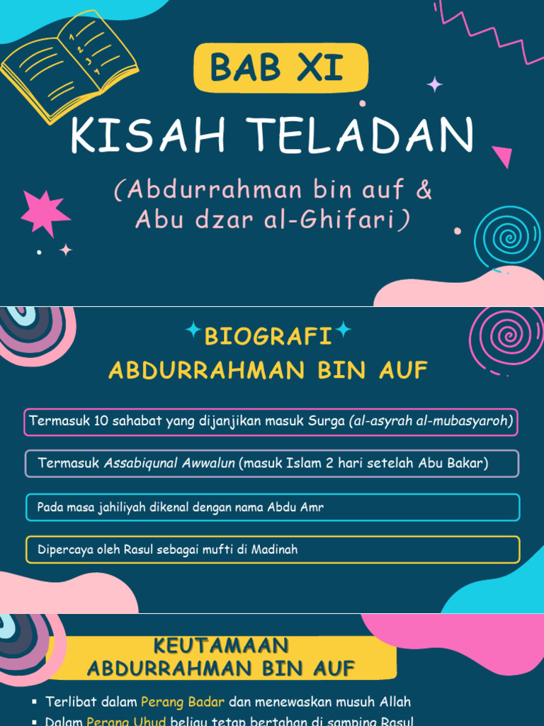 BAB 11 KISAH TELADAN ABDURRAHMAN,PPT | PDF