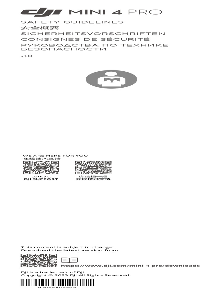 DJI Mini 4 Pro DJI RC 2 Safety Guidelines 5 | PDF