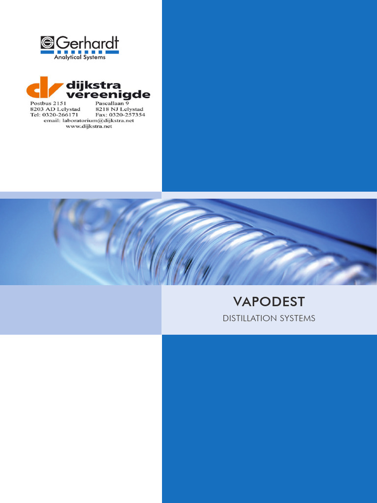 Dijkstra Vereenigde Gerhardt Vapodest | PDF