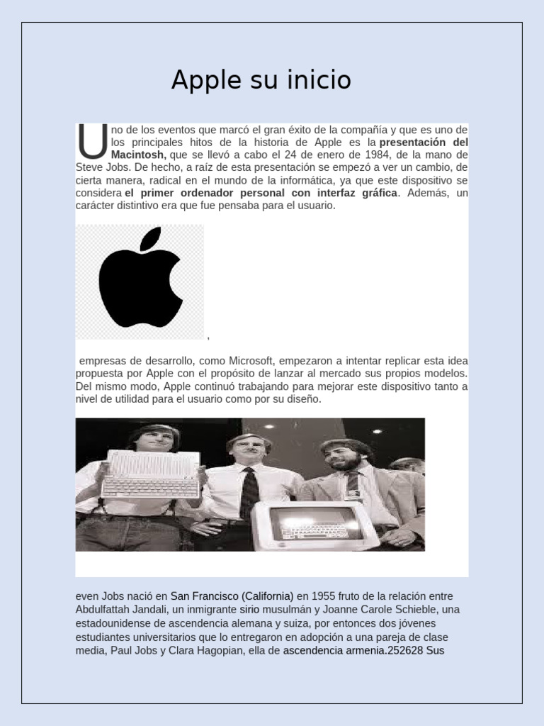 Historia Apple 2 | PDF